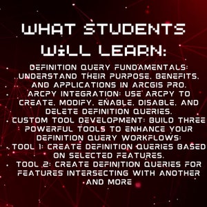 Arcgis Pro Definition Query Masterclass With Arcpy & Python - Arcgis Pro Course | Arcpy ...