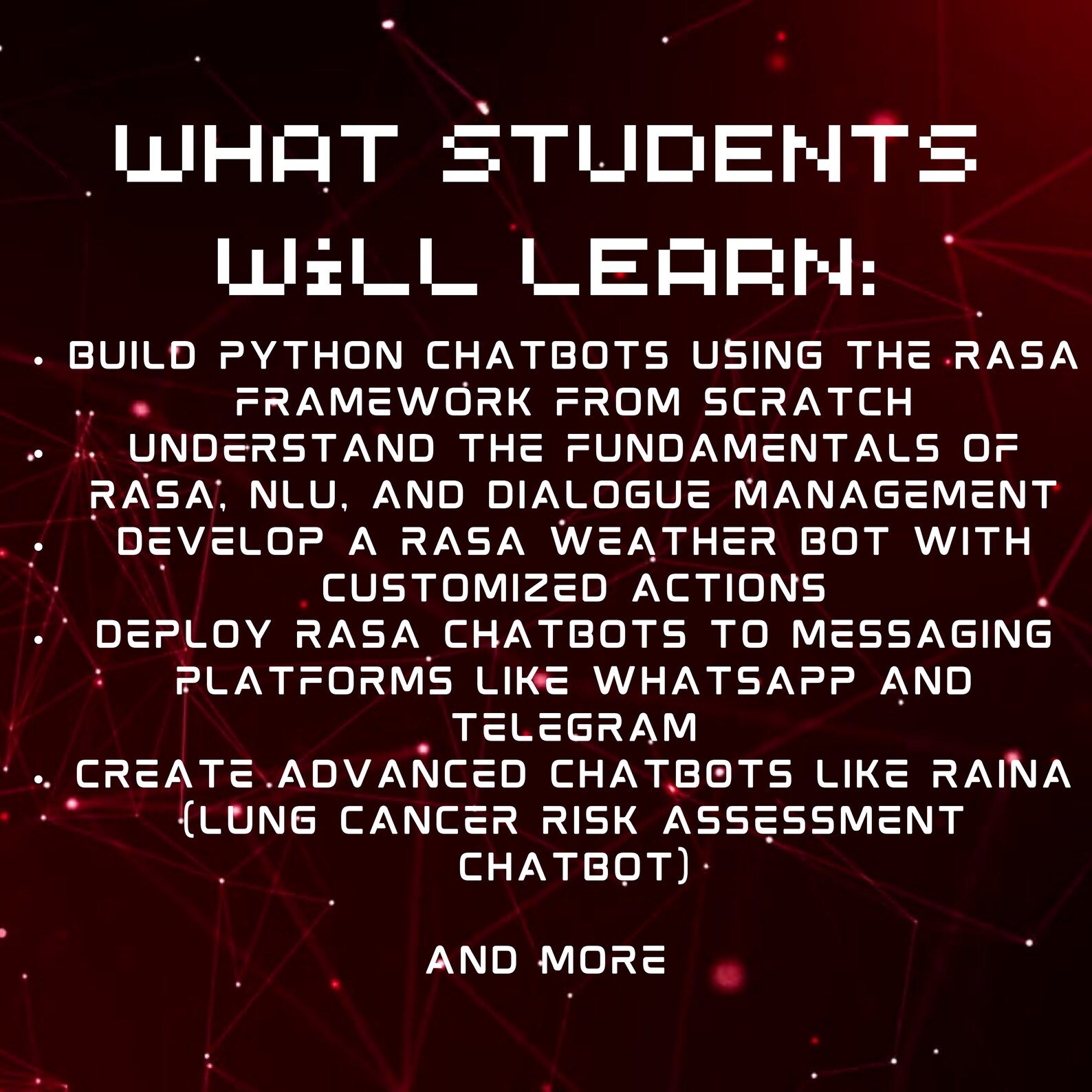 Rasa Chatbot Development Course: Python, NLU, and Framework Training - Etsy