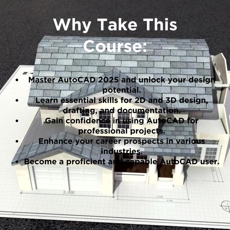 Autocad 2025 Course: Master 2D & 3D Design (beginner to Intermediate ...