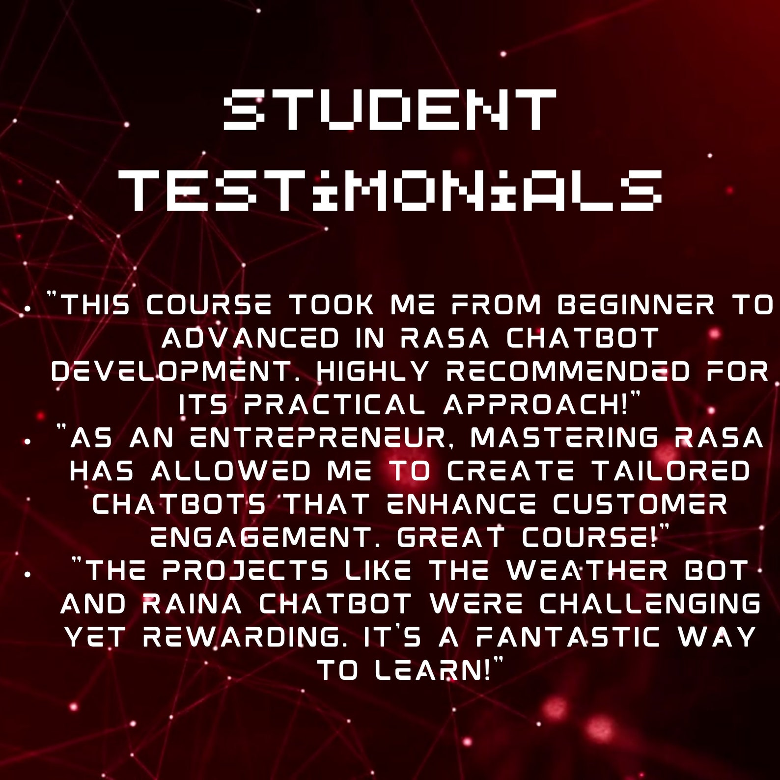 Rasa Chatbot Development Course: Python, NLU, and Framework Training - Etsy