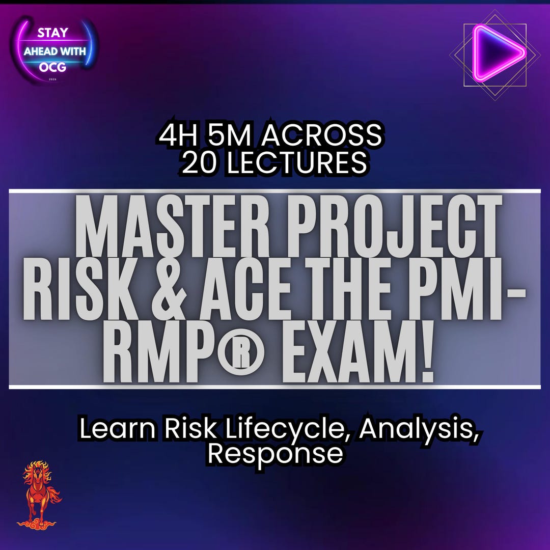 PMI-RMP® Exam Prep Course: Master Project Risk & Pass the Test! - Etsy