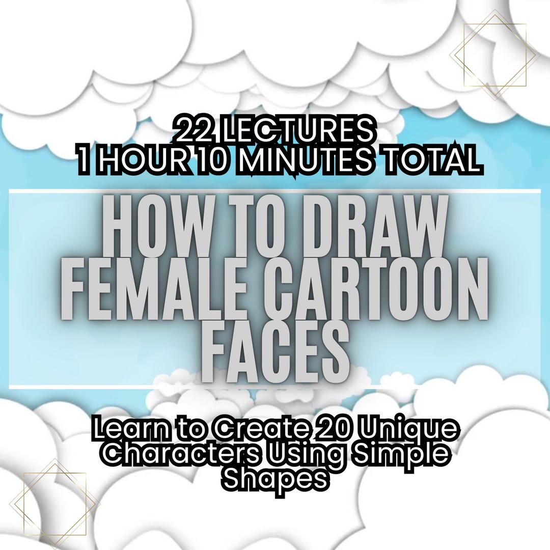 Cartoon Face Drawing Course: Learn 20 Unique Styles for Beginners ...
