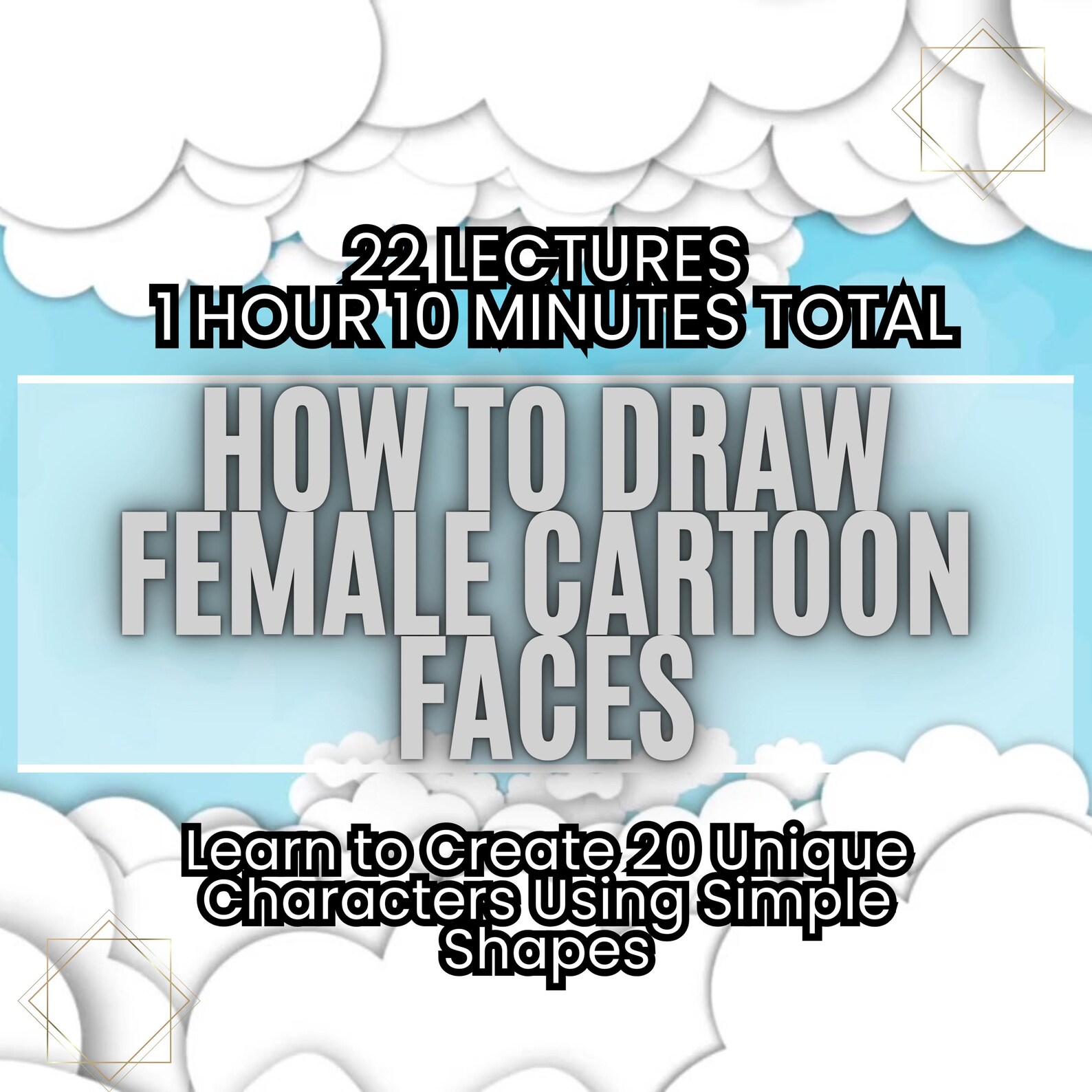 Cartoon Face Drawing Course: Learn 20 Unique Styles for Beginners ...