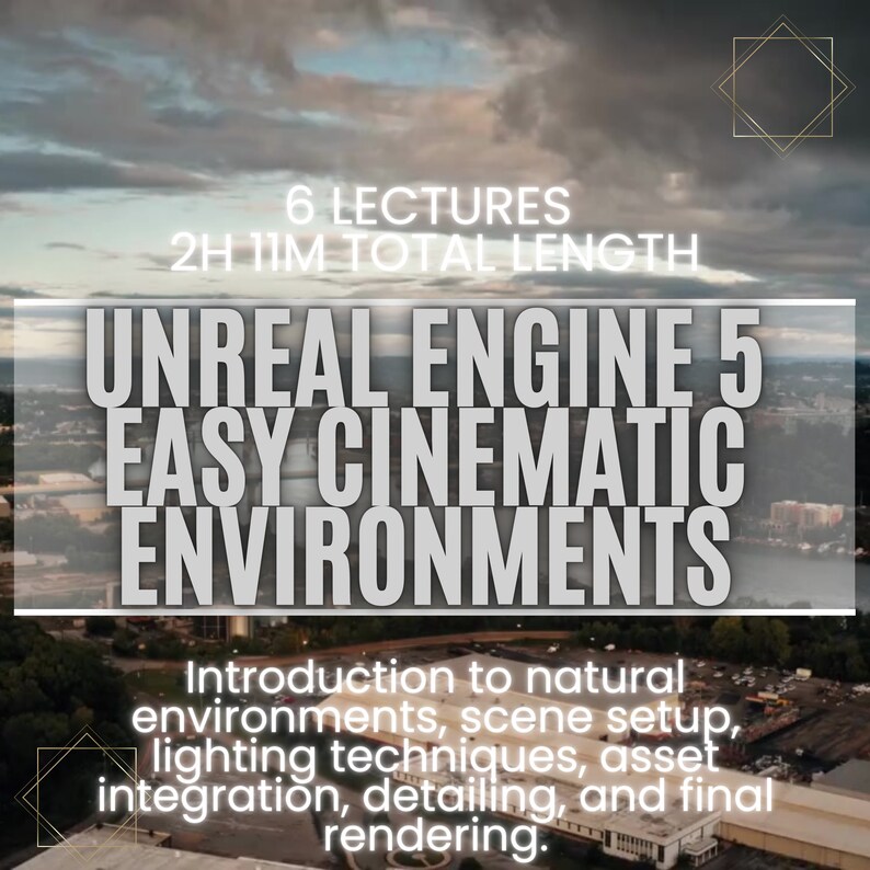 Unreal Engine 5: Easy Cinematic Environments - Learn Natural Environment Creation - Lighting ...