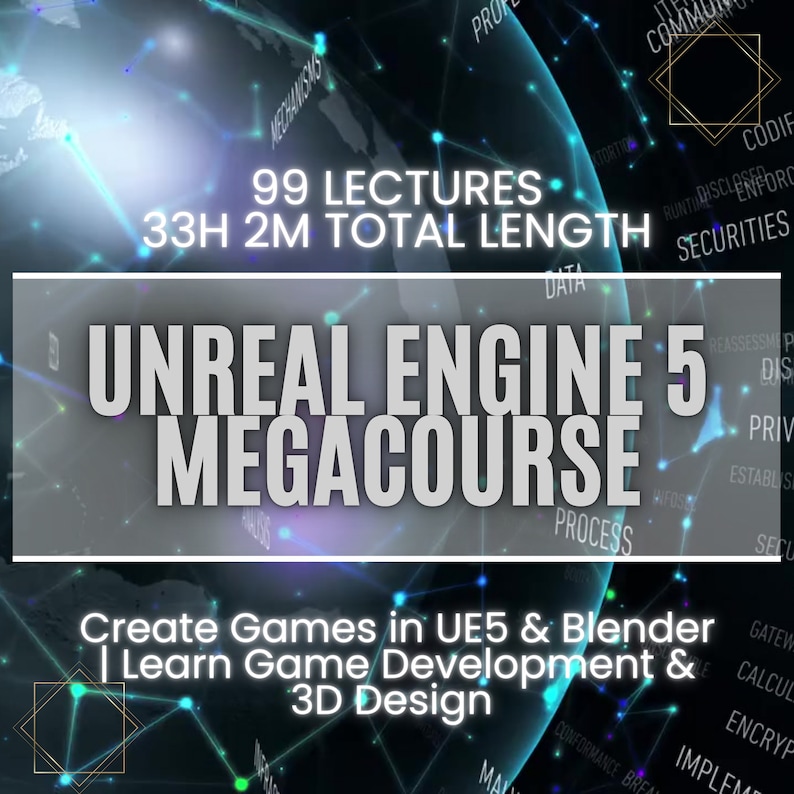 Unreal Engine 5 Game Development Megacourse: UE5 & Blender (online Video Course) - Etsy