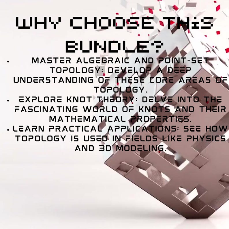 Learn Topology 2025 Bundle: 7 Books - Study Algebraic Topology, Learn ...