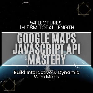 Google Maps Javascript API Course | Web Mapping | Interactive Maps | Geolocation | Data ...