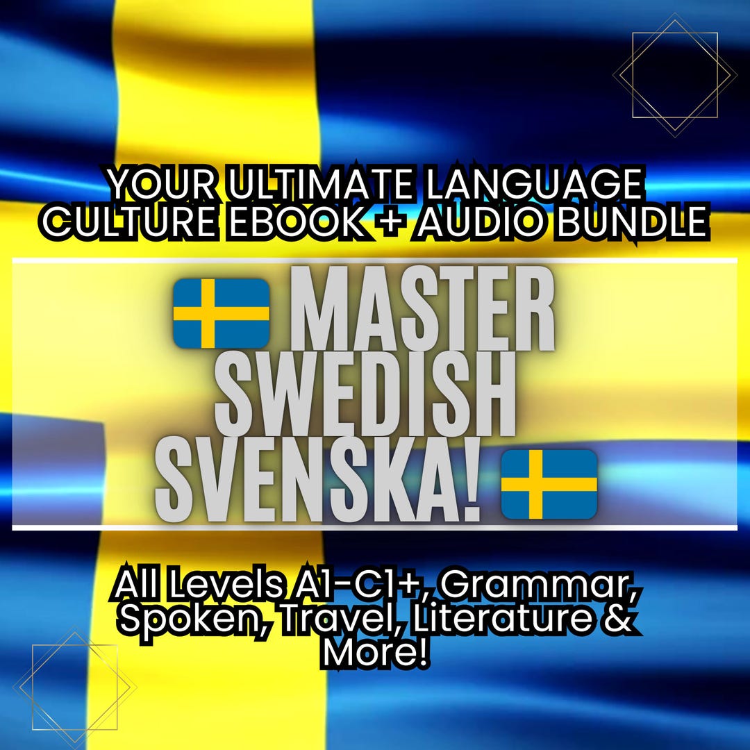 Learn Swedish (Svenska): Ultimate Ebook & Audio Culture, Lit Bundle PDF ...