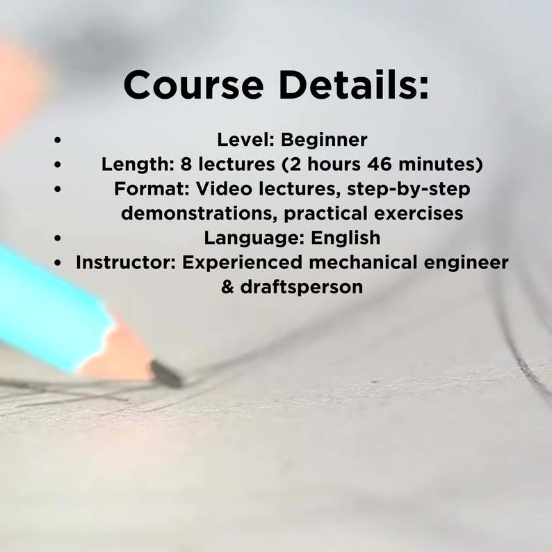 Mechanical Drawing Course: Master Orthographic Projection ...