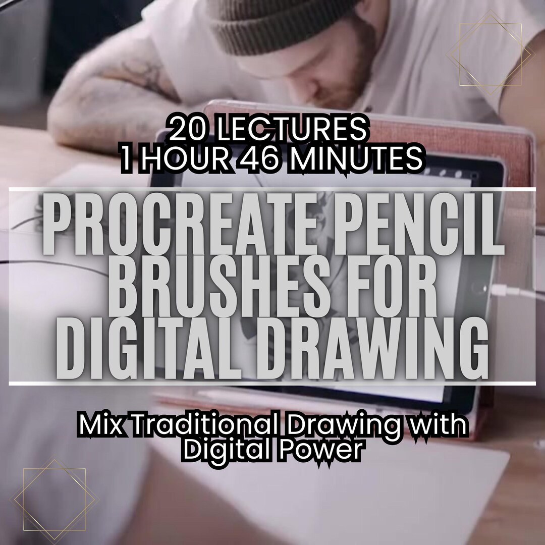 Procreate Pencil Brushes Course: Digital Drawing & Shading (video ...