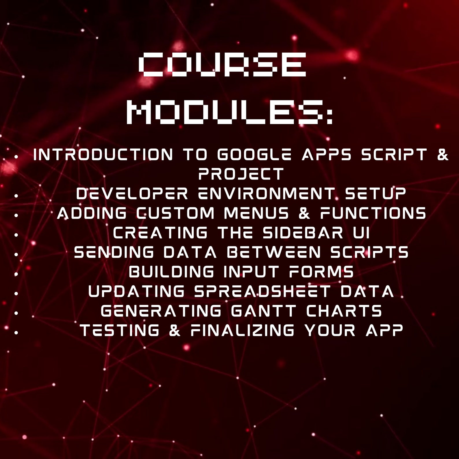 Google Apps Script Project Management App Course - Build in Sheets - Source Code Included ...