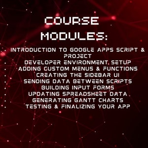 Google Apps Script Project Management App Course - Build in Sheets - Source Code Included ...