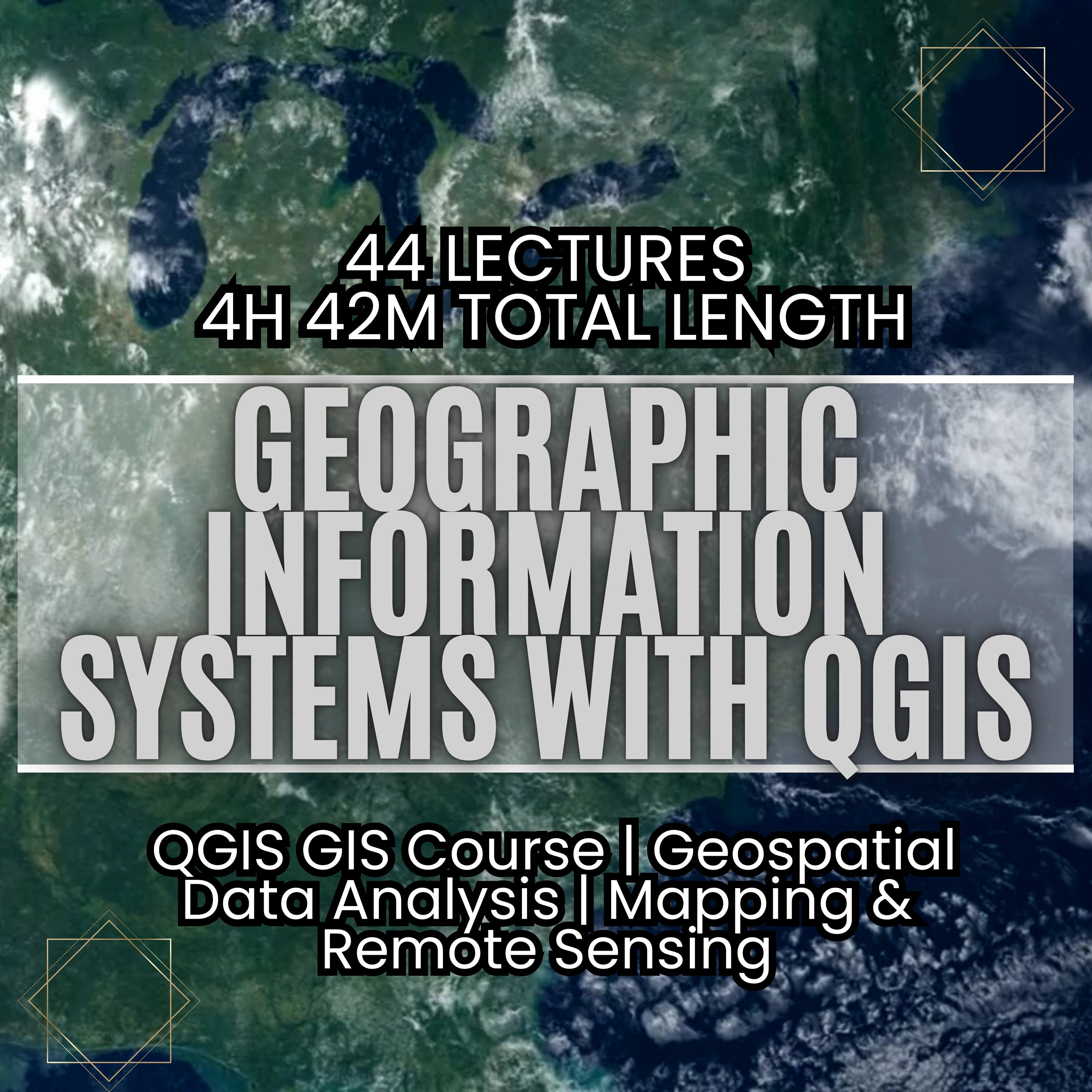 QGIS GIS Course Geospatial Data Analysis Mapping & Remote Sensing ...