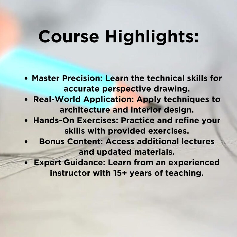 Perspective Drawing Course: Master 1, 2 & 3 Point Perspective (video ...