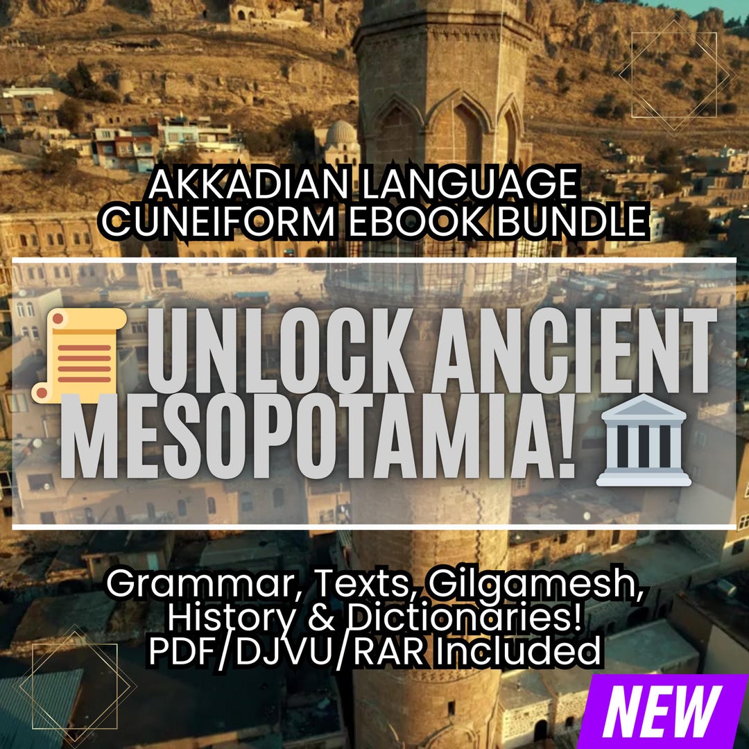 Akkadian Language & Cuneiform Ebook Bundle: Mesopotamian Studies (PDF ...