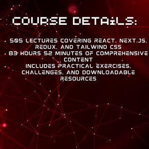 Master Modern React From Beginner to Advanced! Learn Next.js, Context API, Redux, Tailwind CSS ...