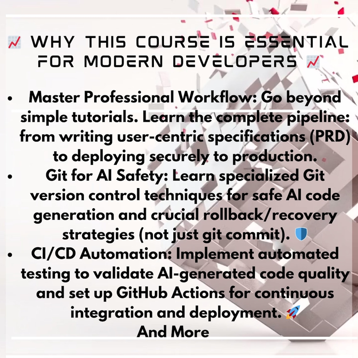 AI Coding Workflow Course: Master Git, Github Actions & CI/CD - Etsy