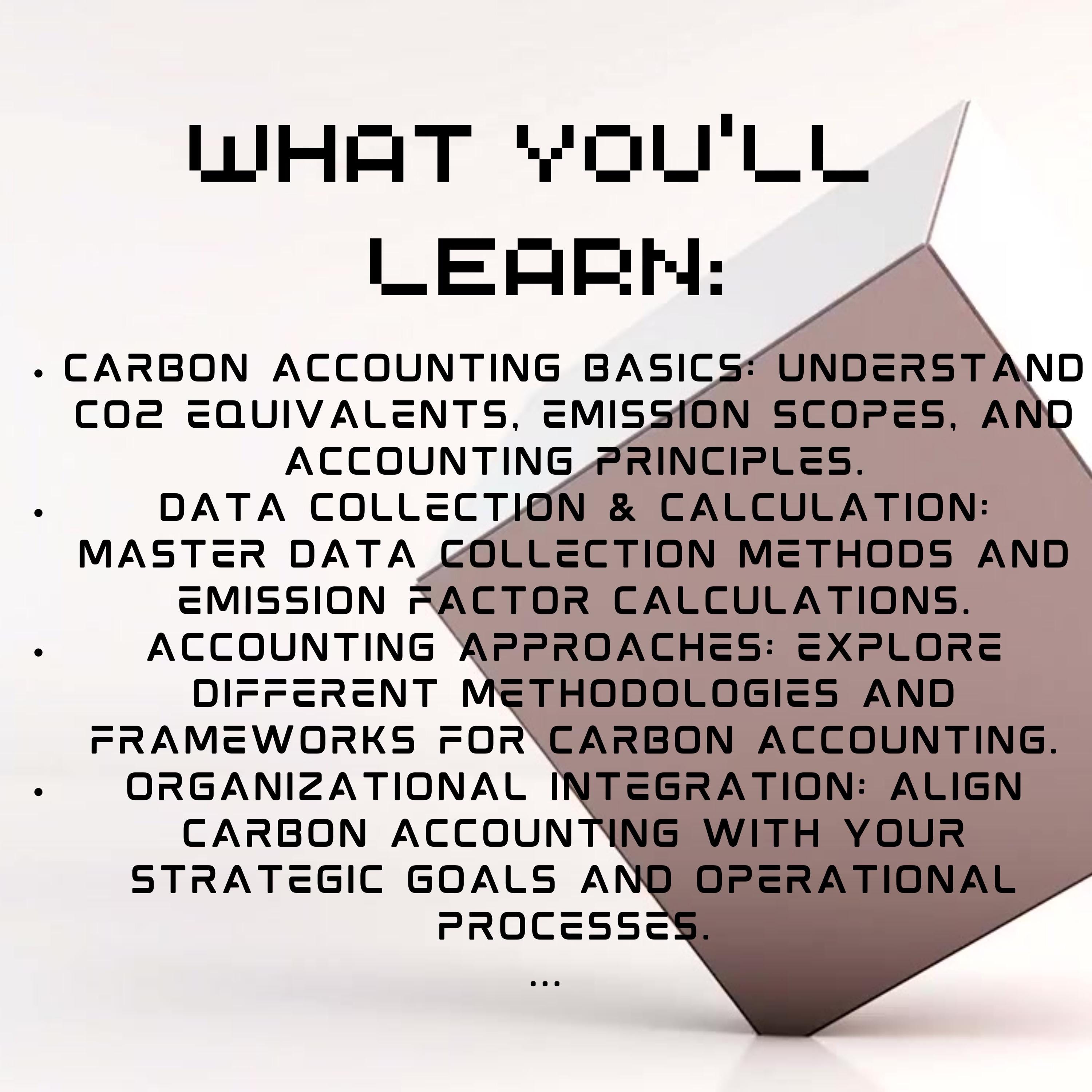Carbon Accounting Fundamentals: A Practical Guide to Tracking ...