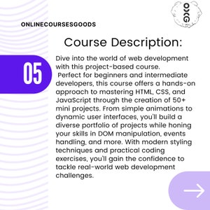 Online Learning: 50 Projects in 50 Days - HTML, CSS & Javascript for Web Development DOM ...
