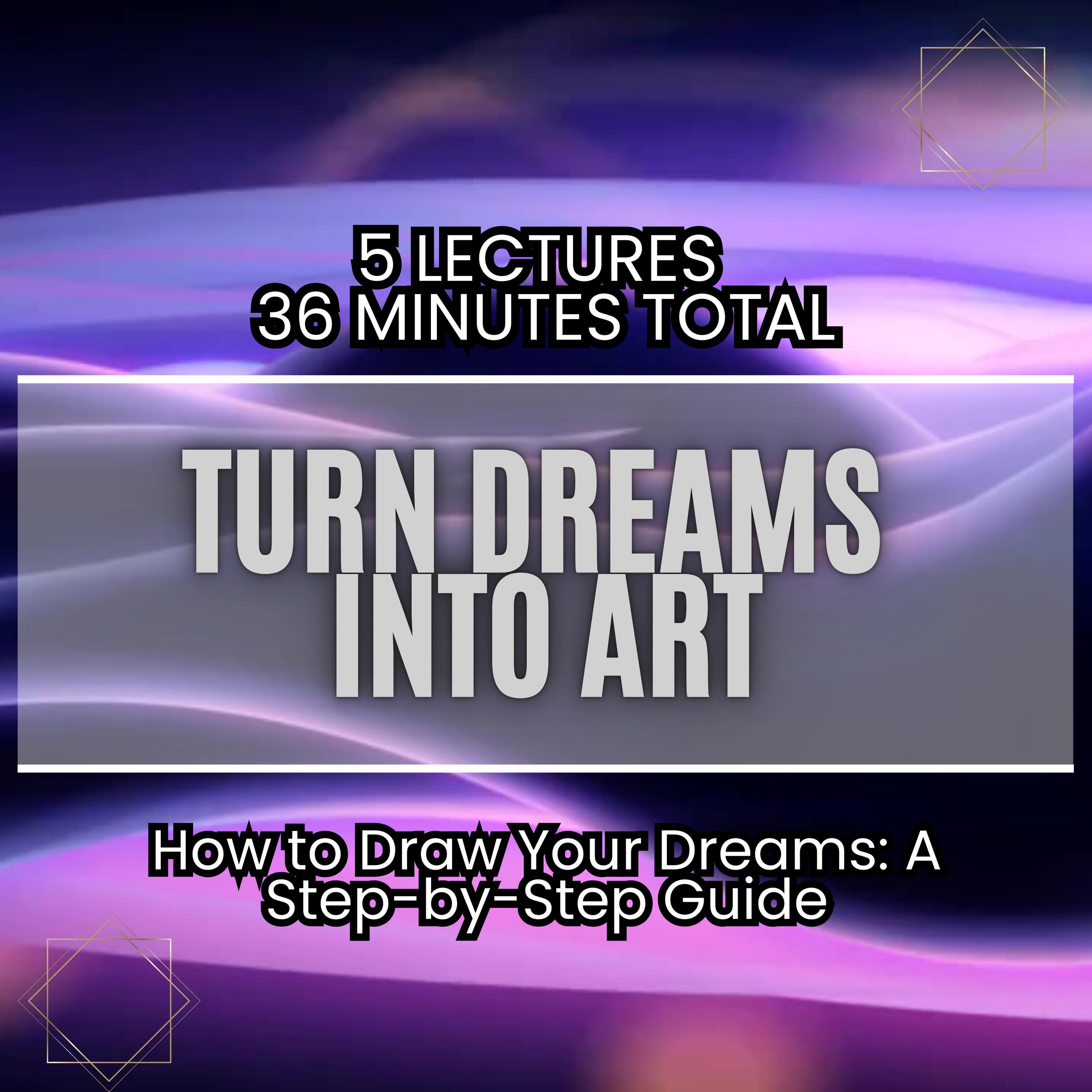 Dream Drawing Course for Beginners: Step-by-step Guide - Etsy