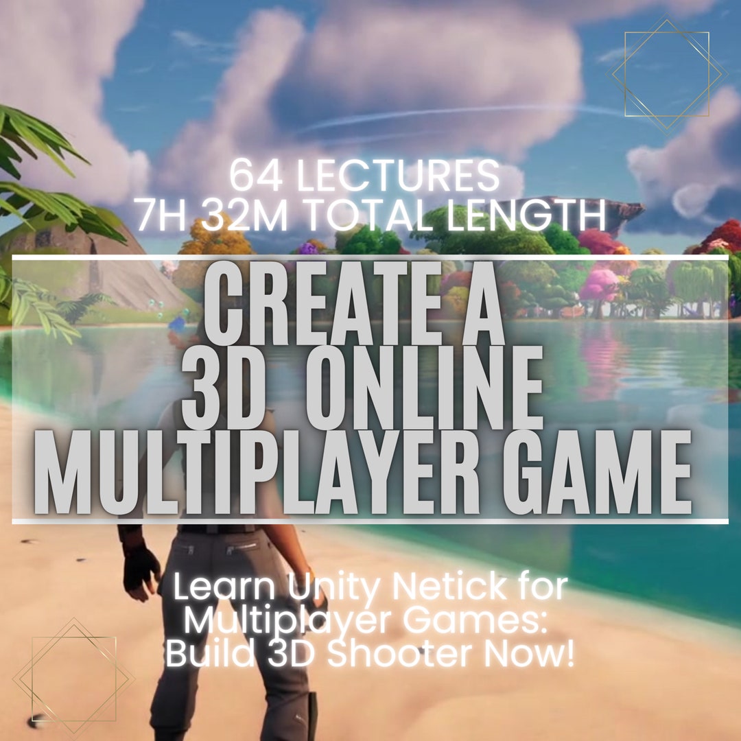 Create a 3D Professional Online Multiplayer Game in Unity With Netick! - Learn Unity Netick for ...