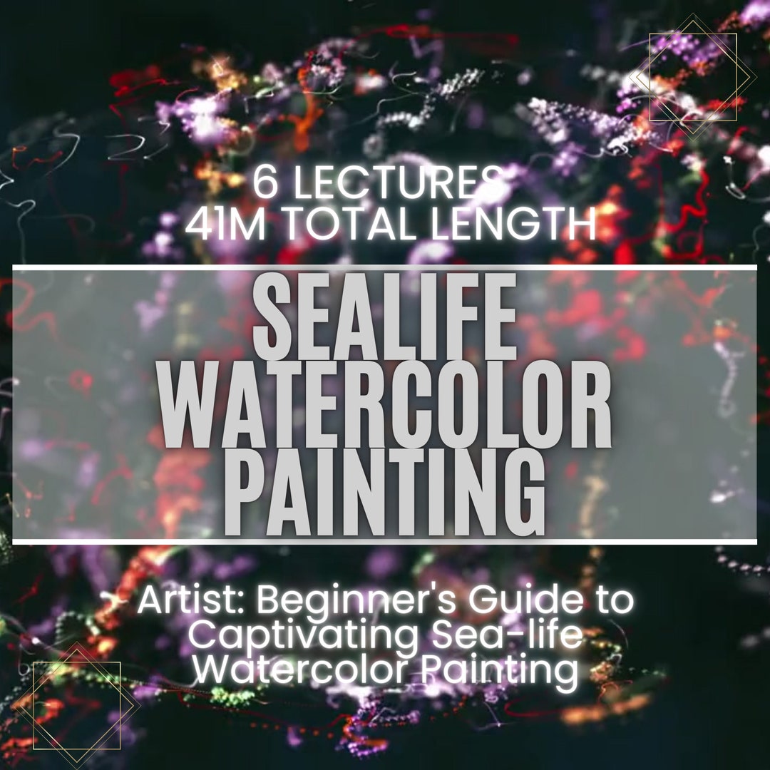 Sealife Watercolor Painting for Beginners: Learn to Paint Stunning Sea ...