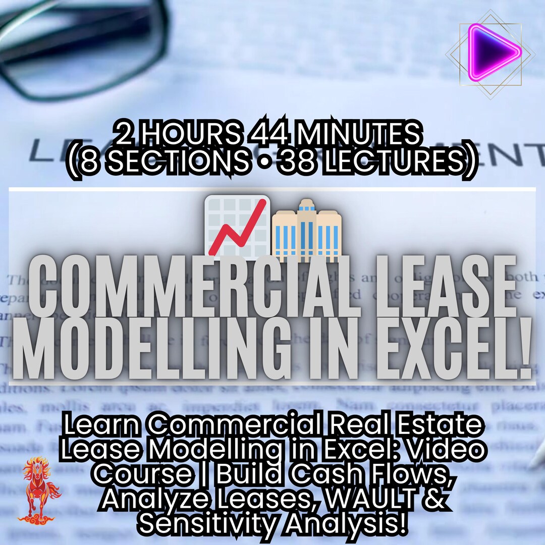 Master Excel Lease Modelling: Analyze Cash Flows & WAULT - Etsy