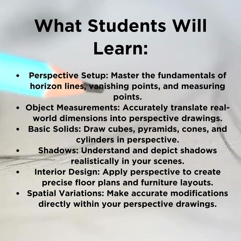 Perspective Drawing Course: Master 1, 2 & 3 Point Perspective - Learn ...
