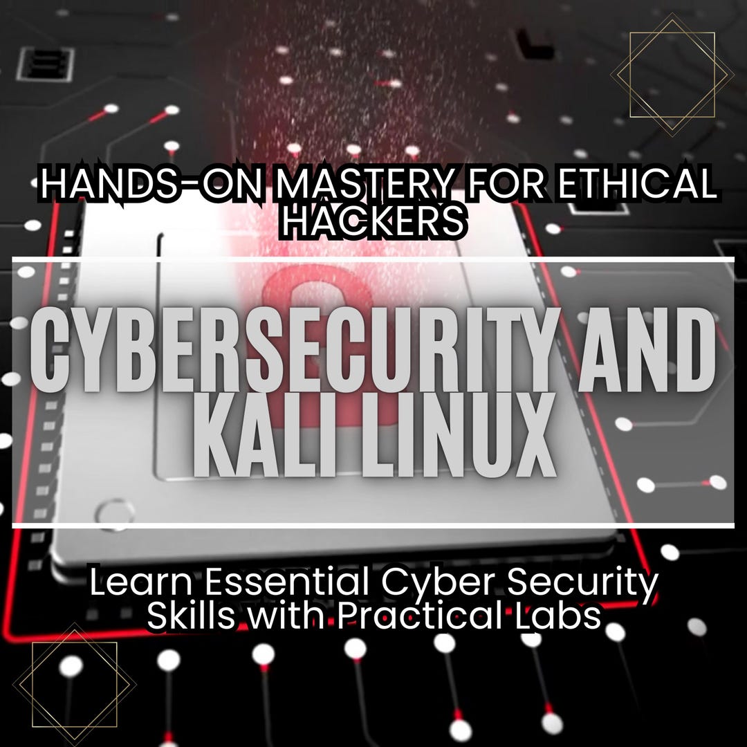 Cybersecurity Course: Ethical Hacking & Kali Linux Skills - Etsy