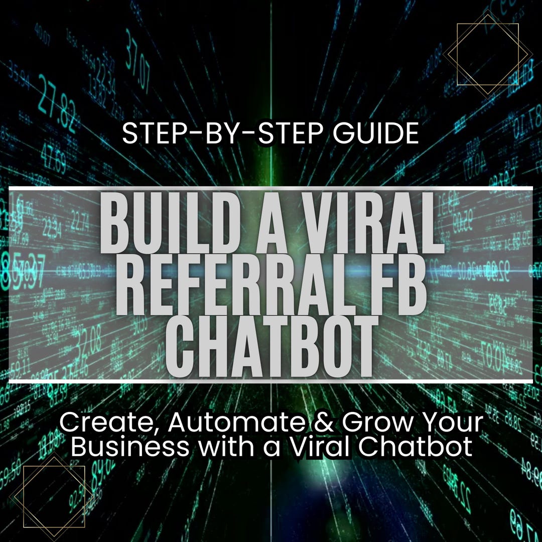 Viral Facebook Referral Chatbot Course: Step-by-step Guide - Etsy