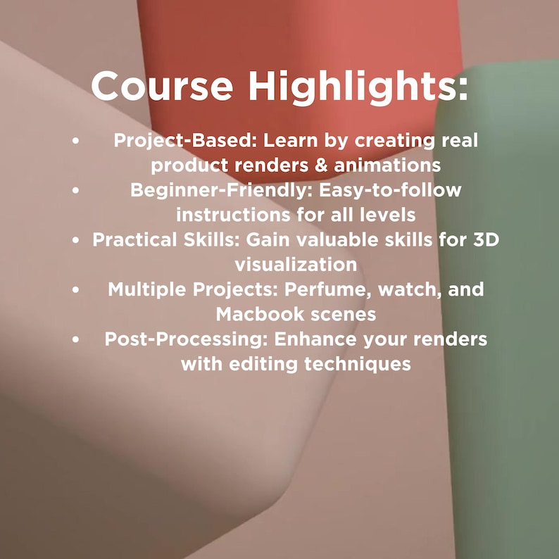Blender 3d Product Visualization Course Modeling Animation Ebooks