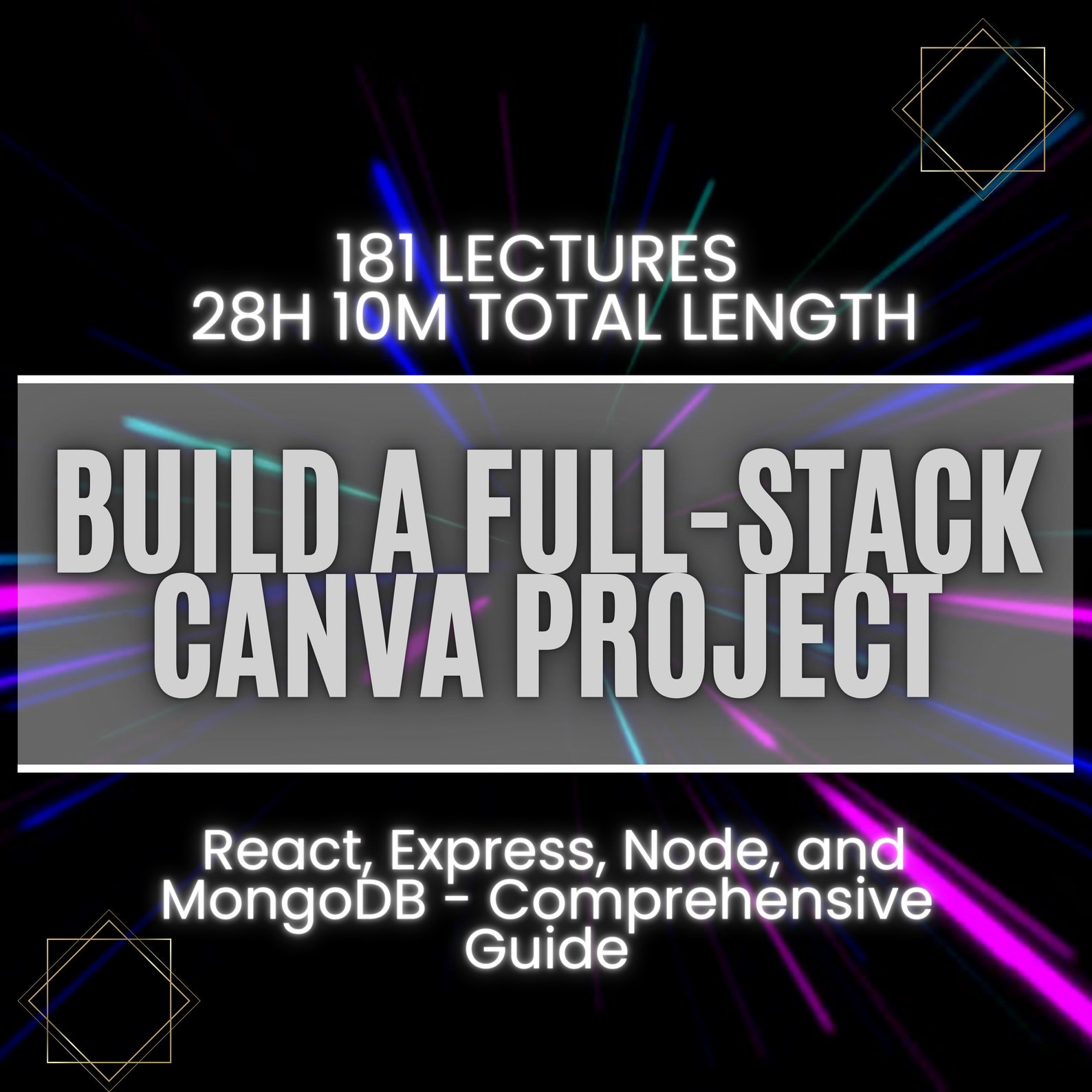 Modern React, Express 2024: Build Complete Canva Project A-Z - Build a Full-stack Canva Apps ...