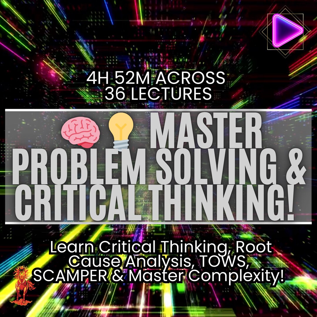 Problem Solving Course: Master TOWS, SCAMPER & Design Thinking - Etsy