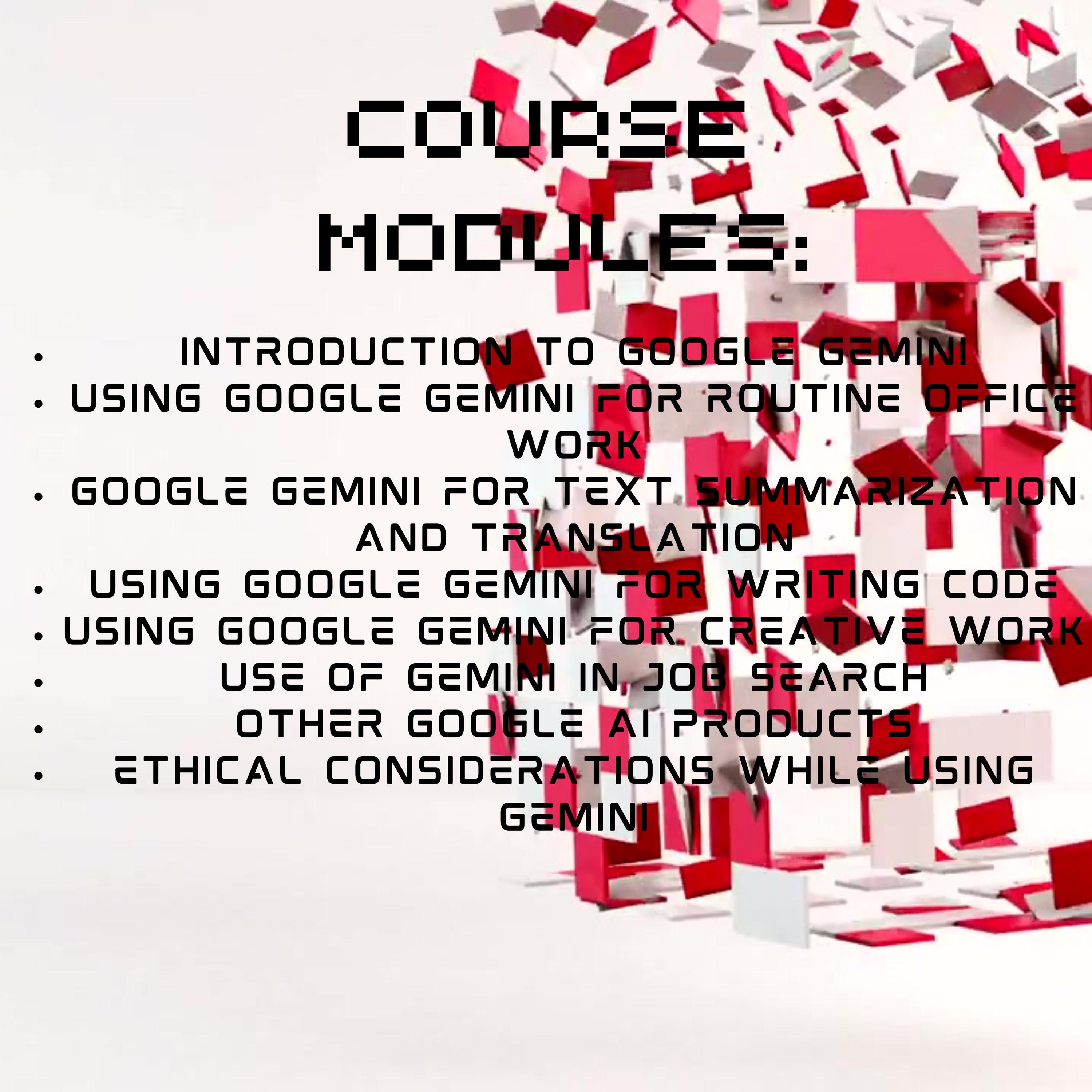 Google Gemini Mastery | Prompt Engineering, Office Automation, Creative ...
