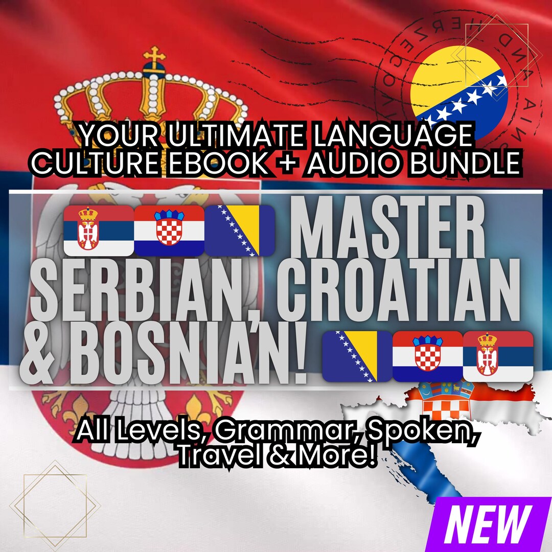 Serbian Croatian Bosnian Language Ebook & Audio Culture Pack (PDF/MP3 ...