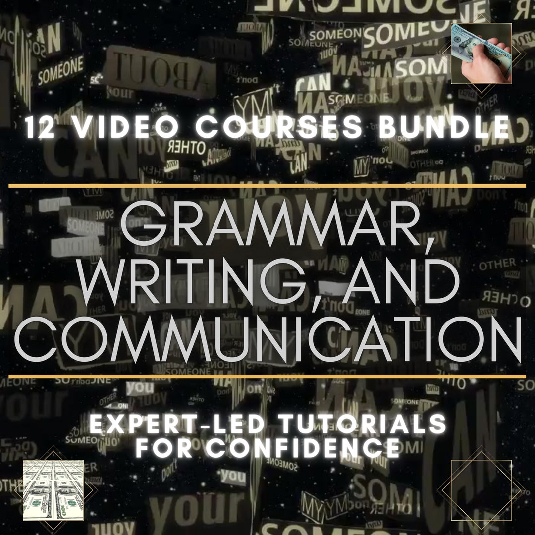 English With Our Video Course Bundle! Boost Skills In Grammar, Writing ...