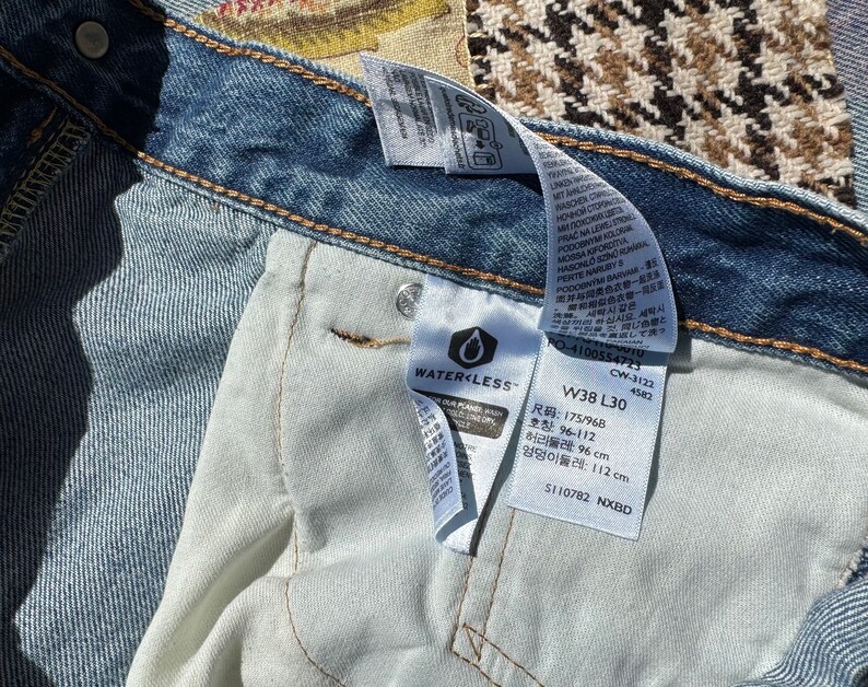 Levis 505™ '92 Relaxed Taper Fit Men's Jeans W38 L30 - Etsy