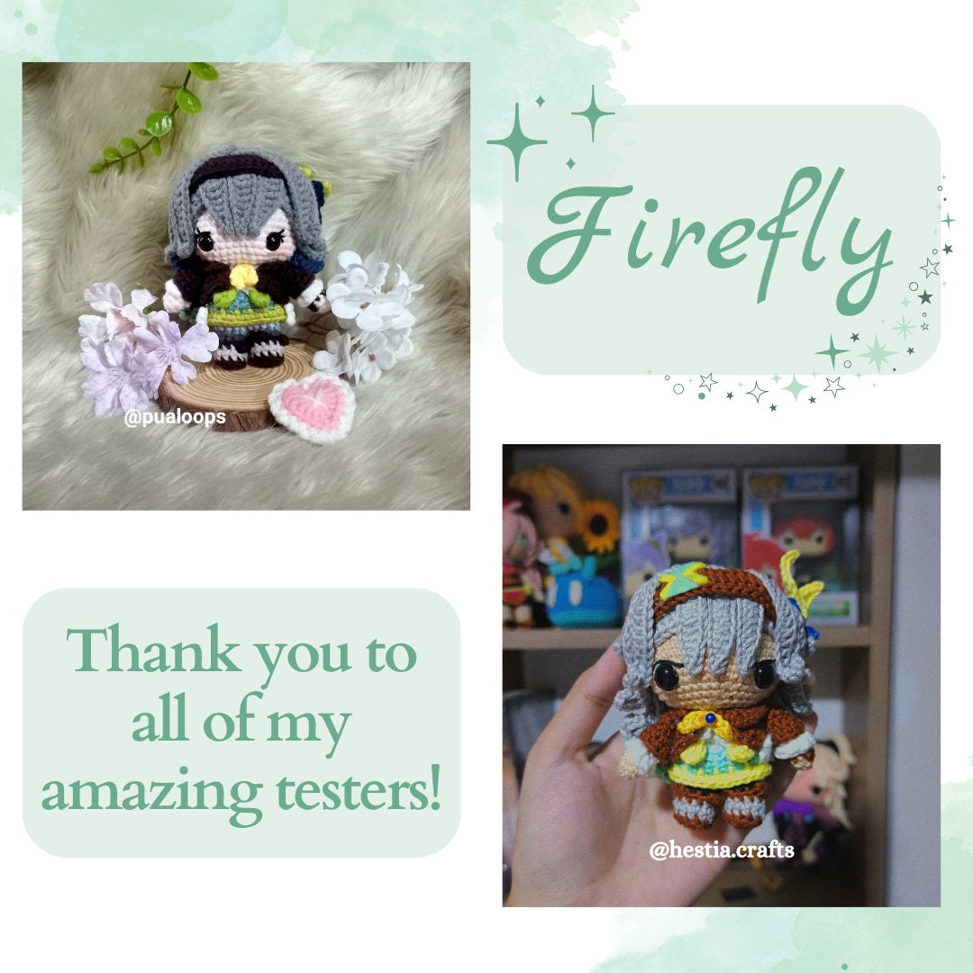 Honkai Star Rail Firefly Amigurumi PDF Pattern - Etsy