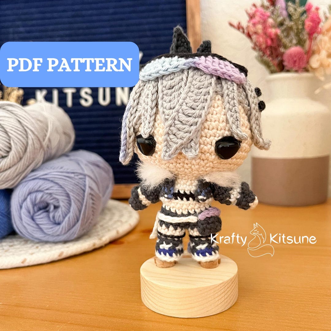 Honkai Star Rail Silver Wolf Amigurumi PDF Pattern - Etsy