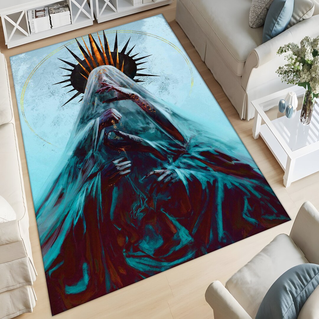 Scary Rug,horror Themed Rug,gothic Rug,gloomy Rug,gothic Home Decor ...