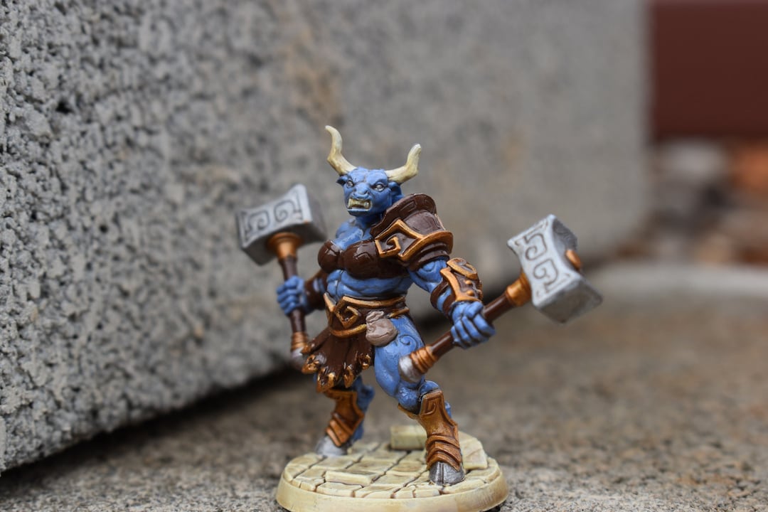 ICON Series: Barbarian Minotaur Dnd Miniature Role Play Dnd Campaign ...