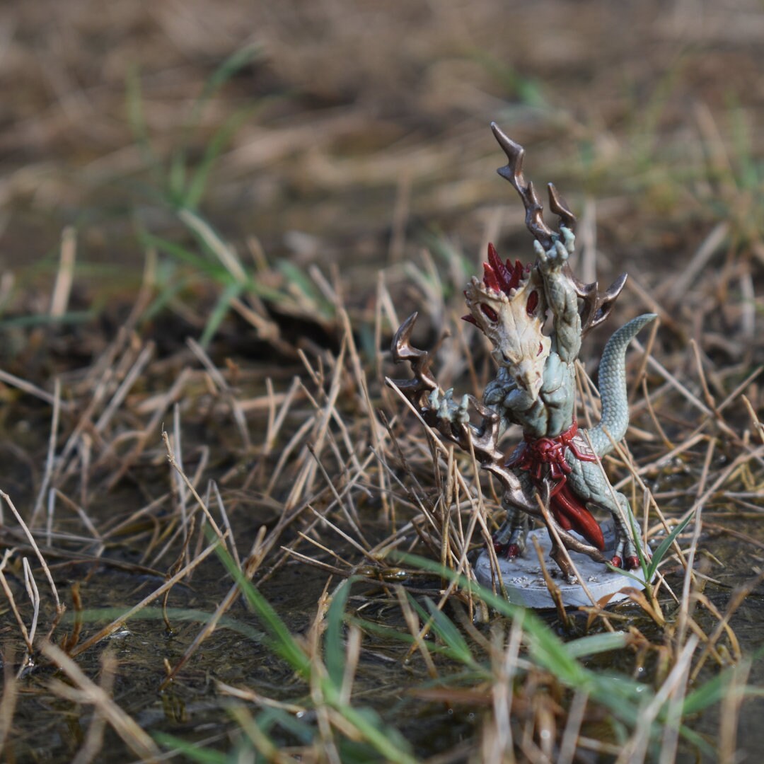 ICON Series: Sorcerer Lizardfolk Dnd Miniature Role Play Dnd Campaign ...