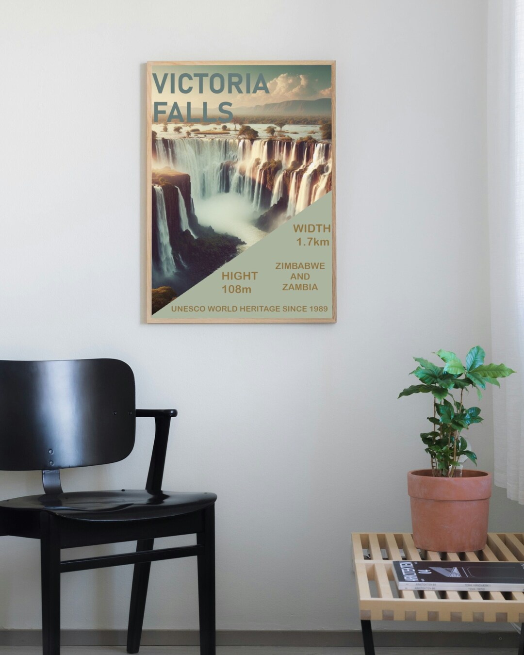 Victoria Falls Poster Digital Download, Printable Art, Office Wall Art ...