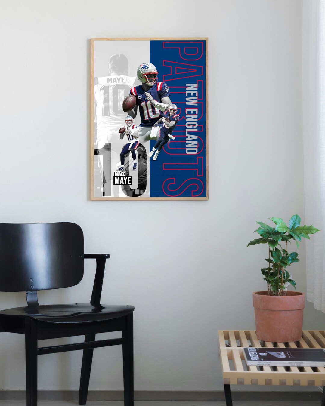 Drake Maye Poster - Football Wall Art Digital Download, High-resolution ...
