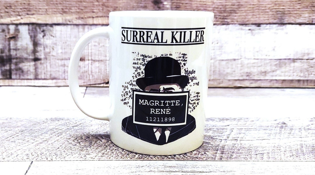 15oz Surreal Rene Magritte Mug, Artist Design Coffee Cup, Great Gift ...