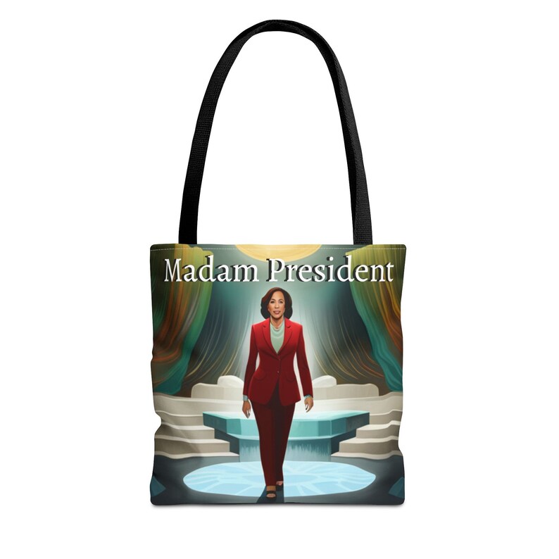 Madam President Tote Bag, Kamala Harris 2024 Tote, Kamala Tote Bag, DNC ...