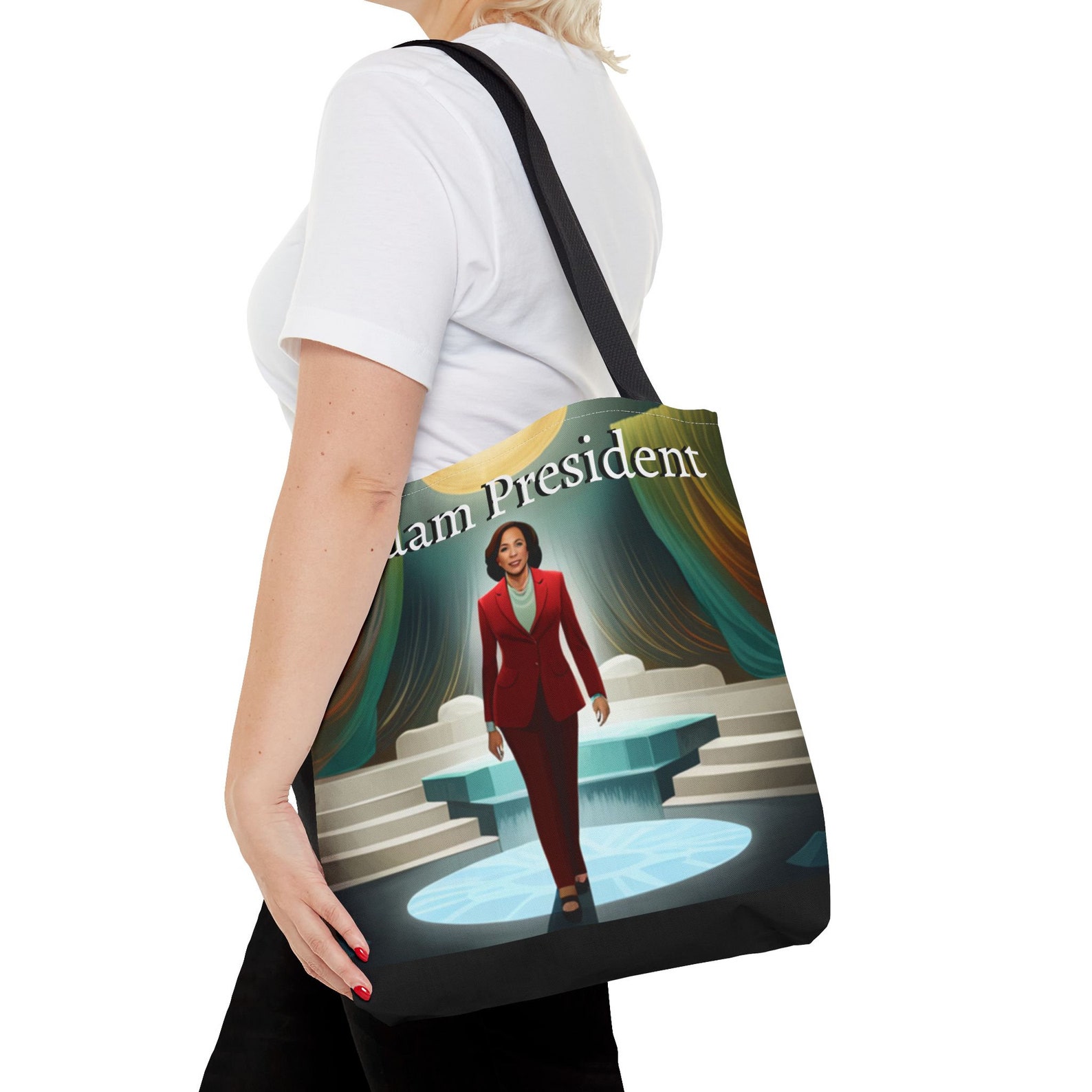 Madam President Tote Bag, Kamala Harris 2024 Tote, Kamala Tote Bag, DNC ...