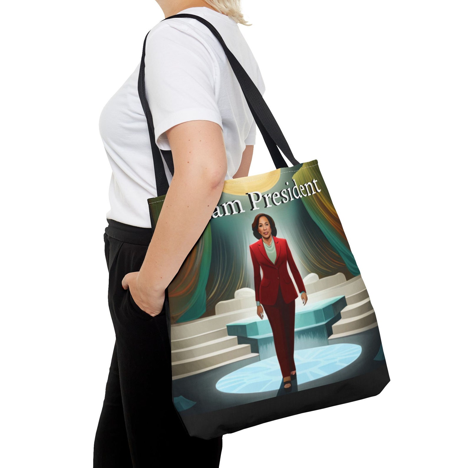 Madam President Tote Bag, Kamala Harris 2024 Tote, Kamala Tote Bag, DNC ...