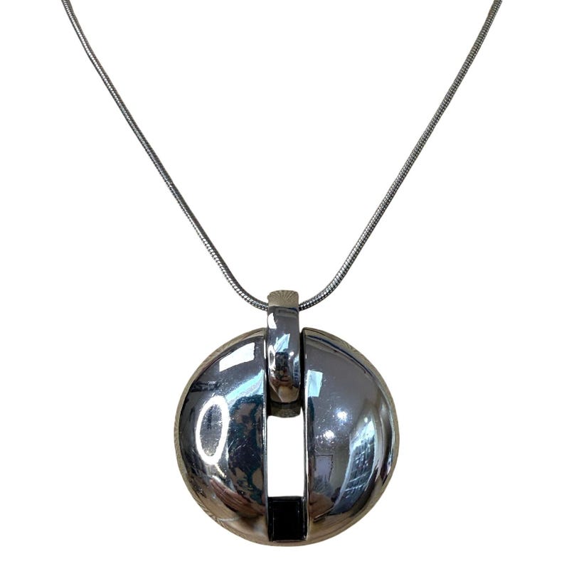 Chicos Silvertone Necklace - Etsy