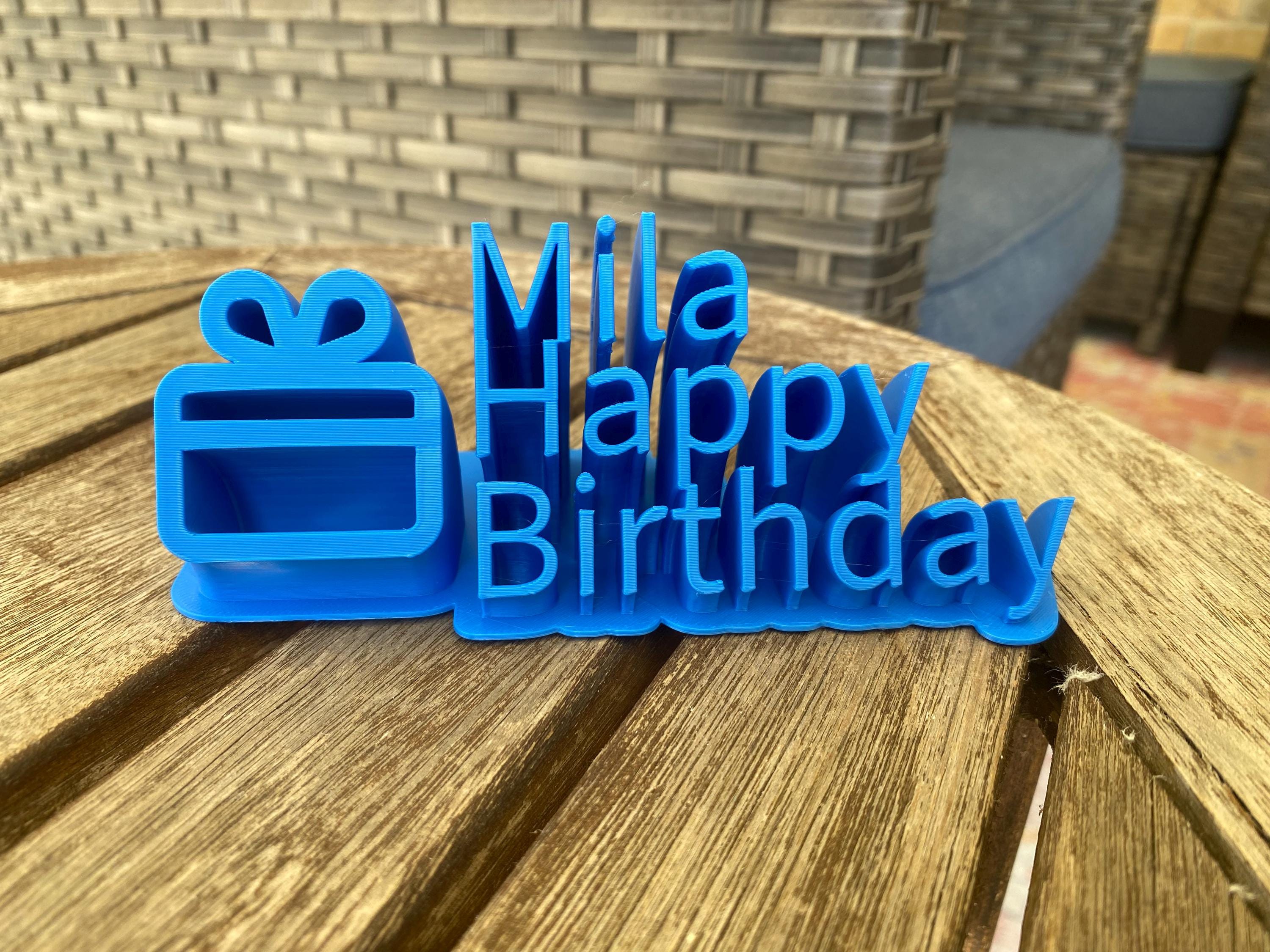 3D Printed Custom Signs, Cake Toppers, Desk Name Decor - Etsy